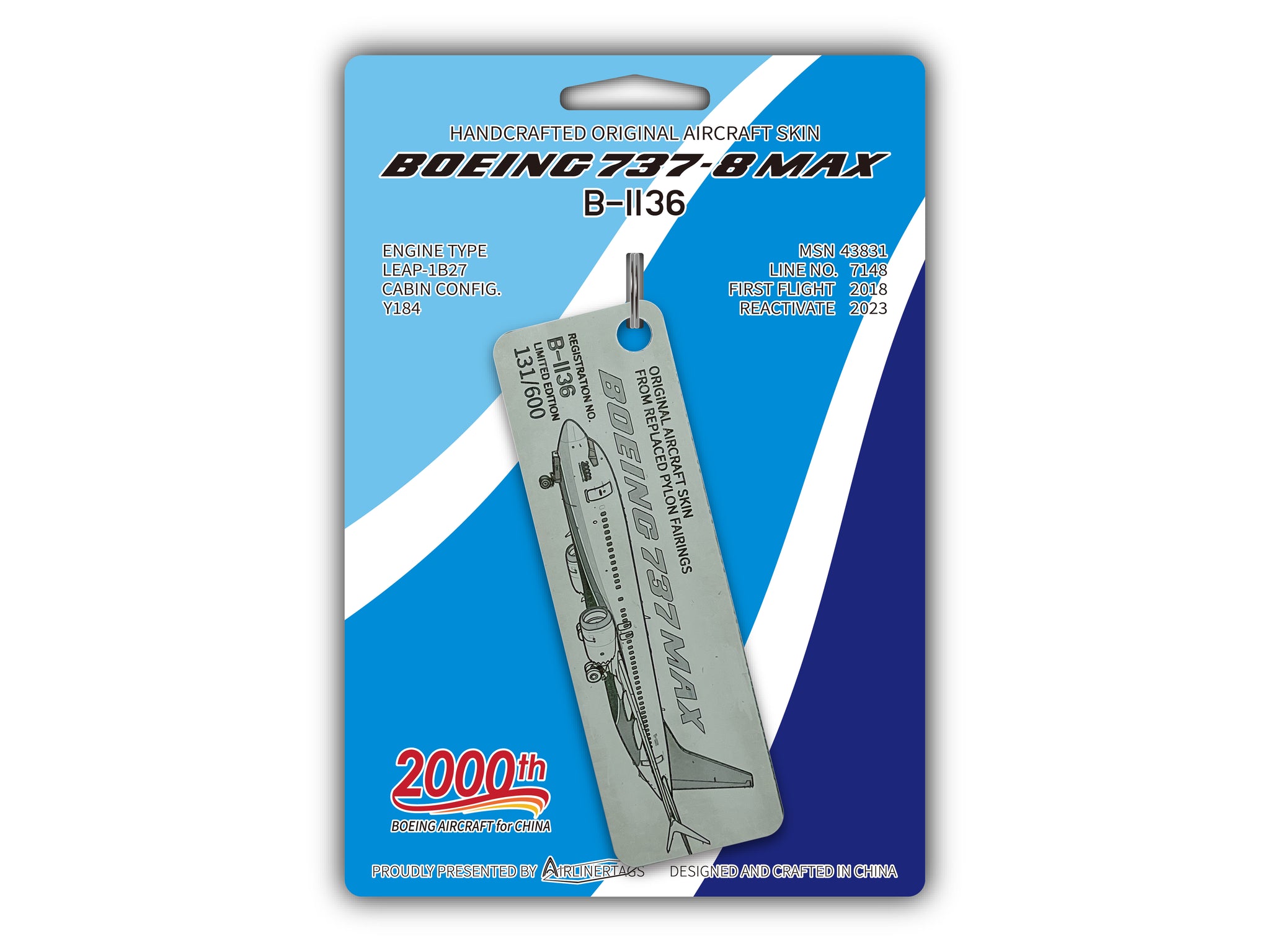 Boeing 737 MAX 8 ex-B-1136 --- Airlinertags