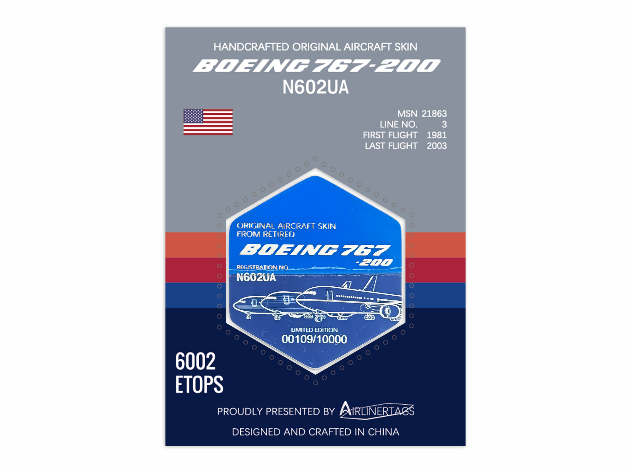 Boeing 767-200 ex-N602UA --- Airlinertags